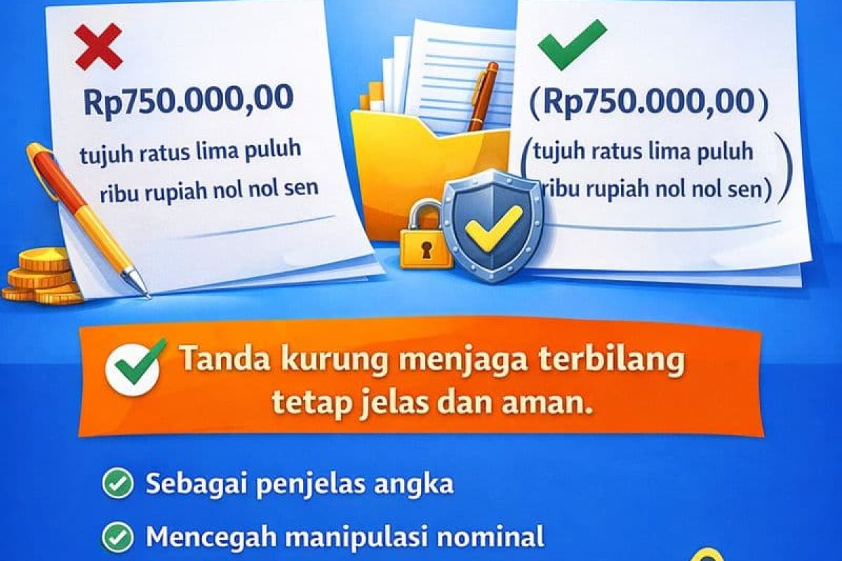 Kenapa Terbilang Ditulis dalam Tanda Kurung pada Dokumen Resmi?